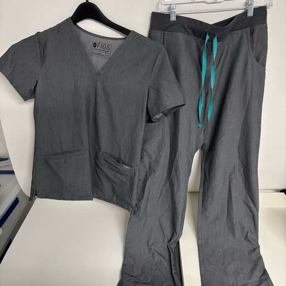 Figs | Tops | Figs Graphite Grey Xs Top Medium Bottoms | Poshmark